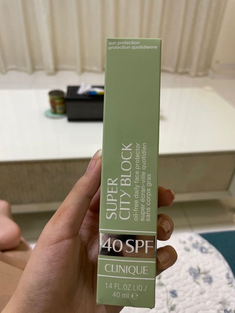 clinique super city block sunscreen 40ml, Beauty & Personal Care, Face ...