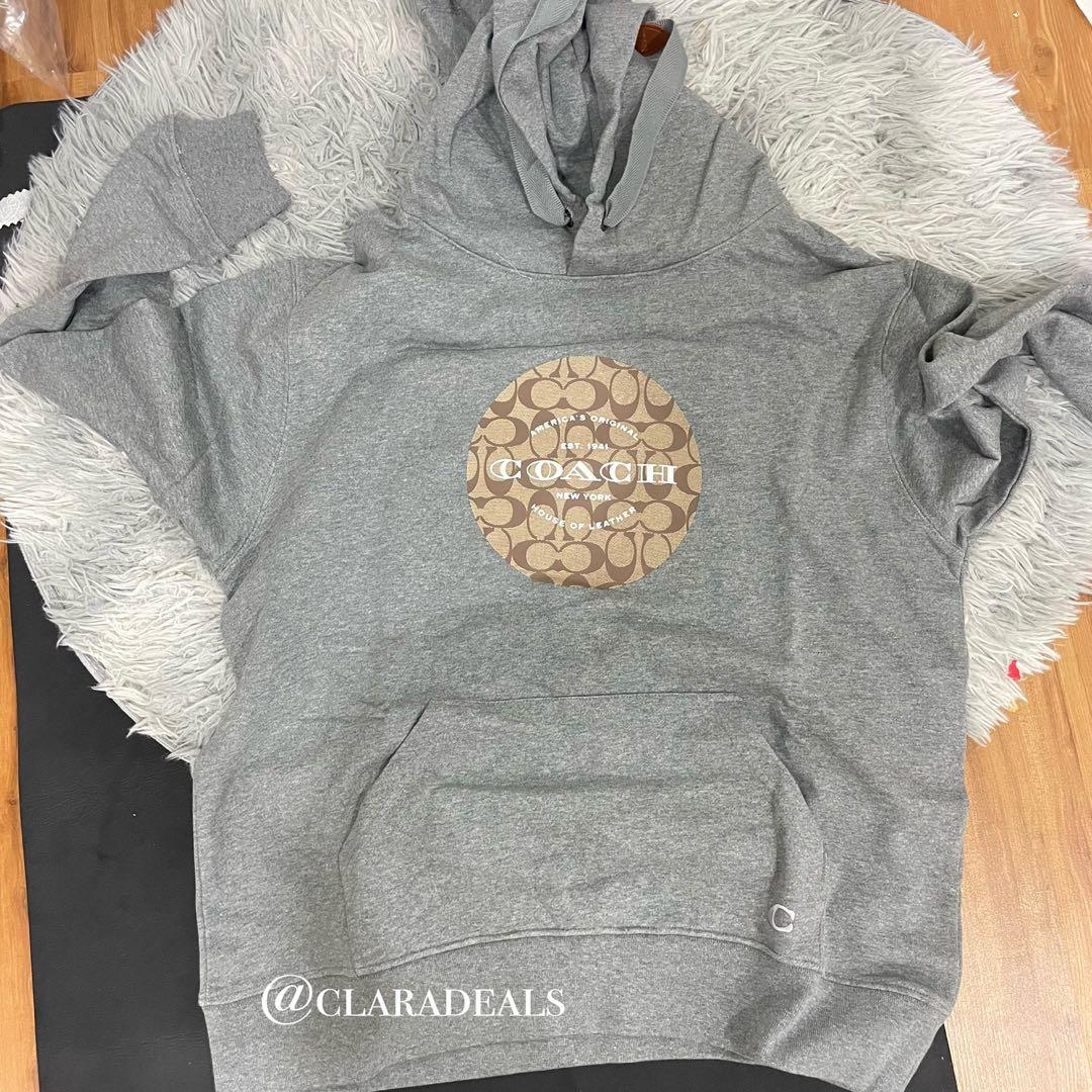 Coach Signature Sweater, Women's Fashion, Coats, Jackets and Outerwear ...
