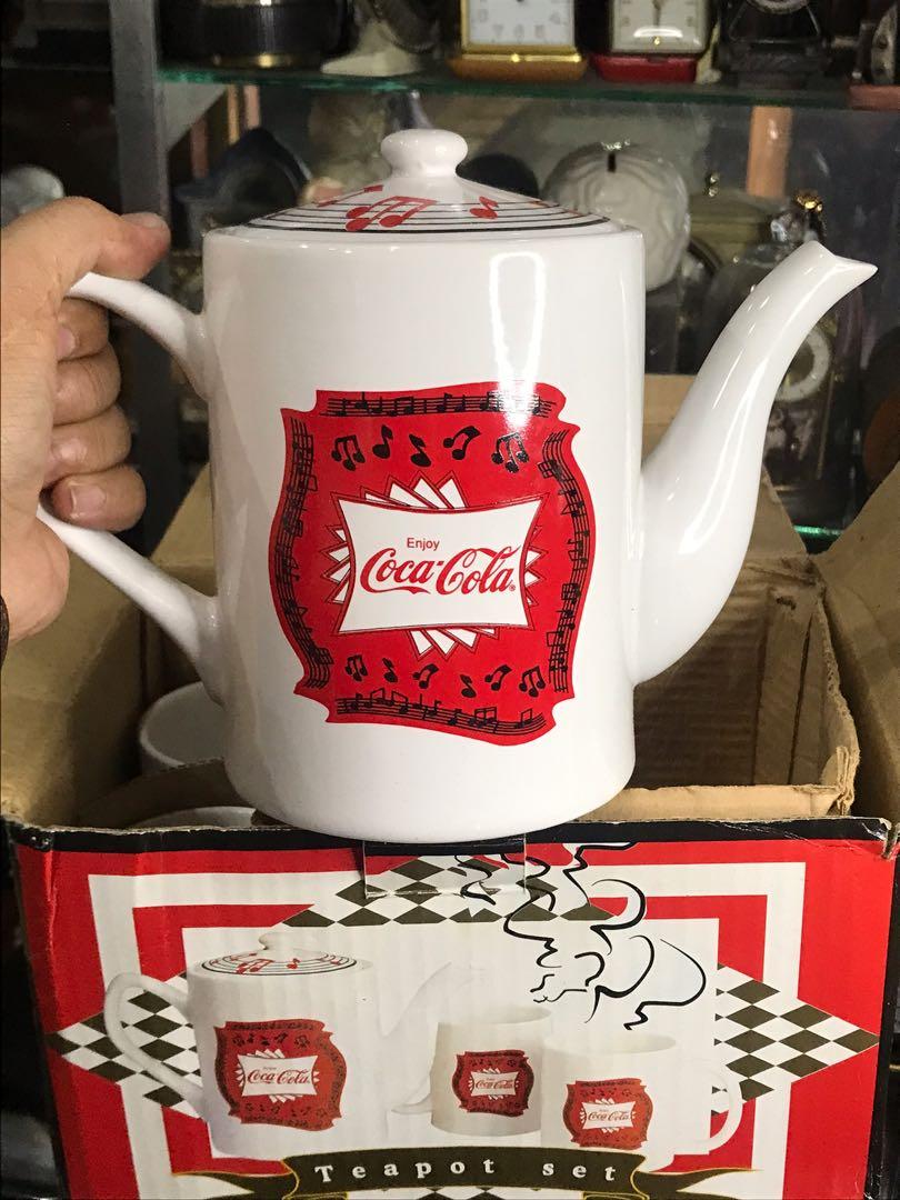 Coca cola tea set, Furniture & Home Living, Kitchenware & Tableware ...