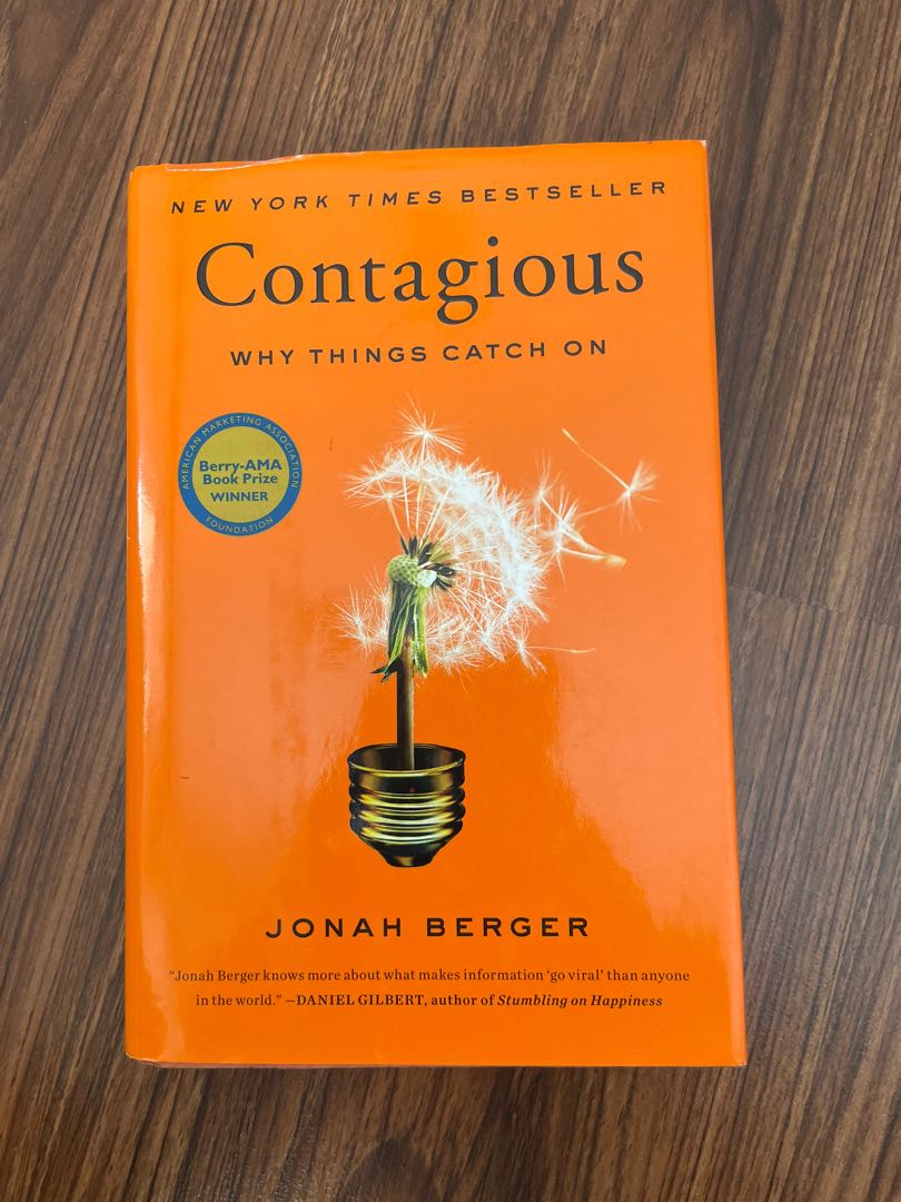 Contagious by Jonah Berger, Hobbies & Toys, Books & Magazines, Fiction ...