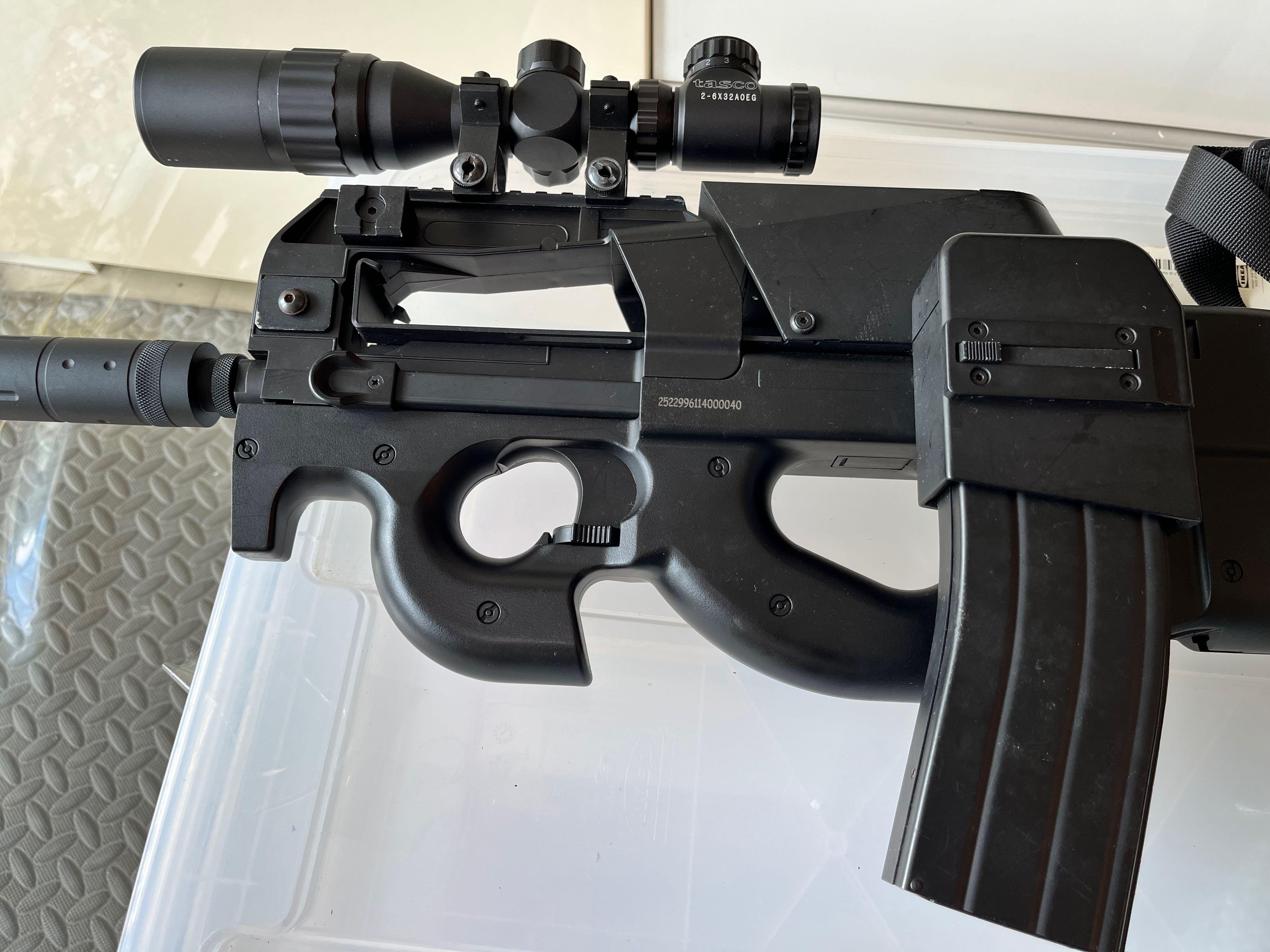 Custom P90 & 2x Glock 17, 興趣及遊戲, 玩具 & 遊戲類 - Carousell