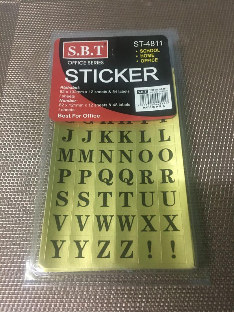 DAISO Label Stickers, Hobbies & Toys, Stationary & Craft, Stationery ...