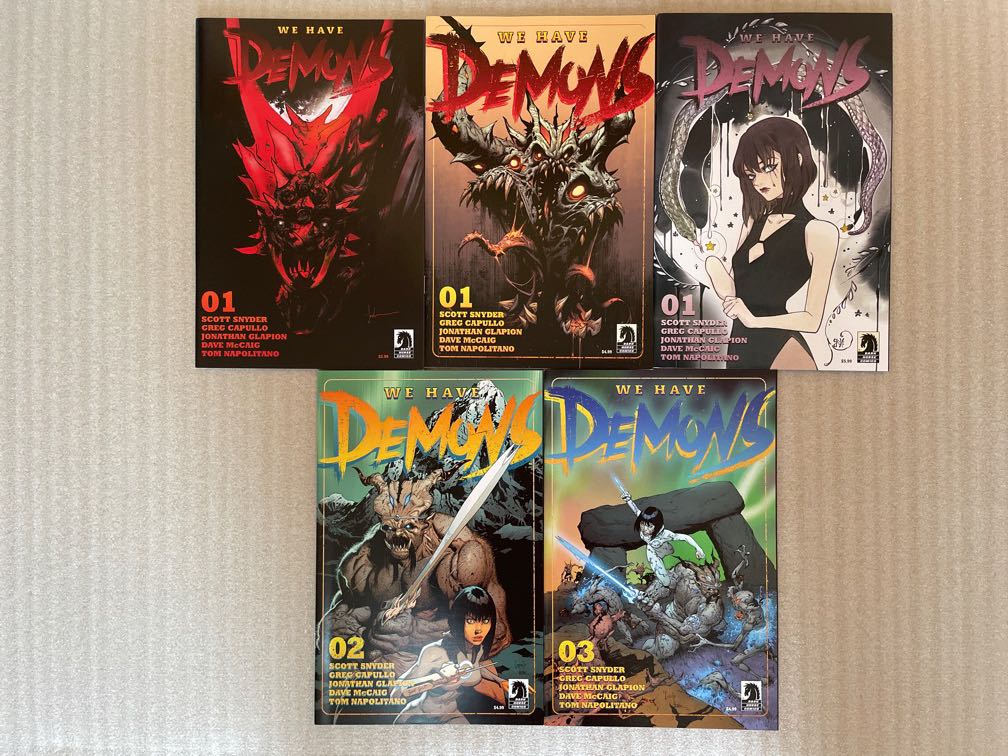 Dark Horse Comics - We have demons #1 to #3 complete set, Hobbies ...