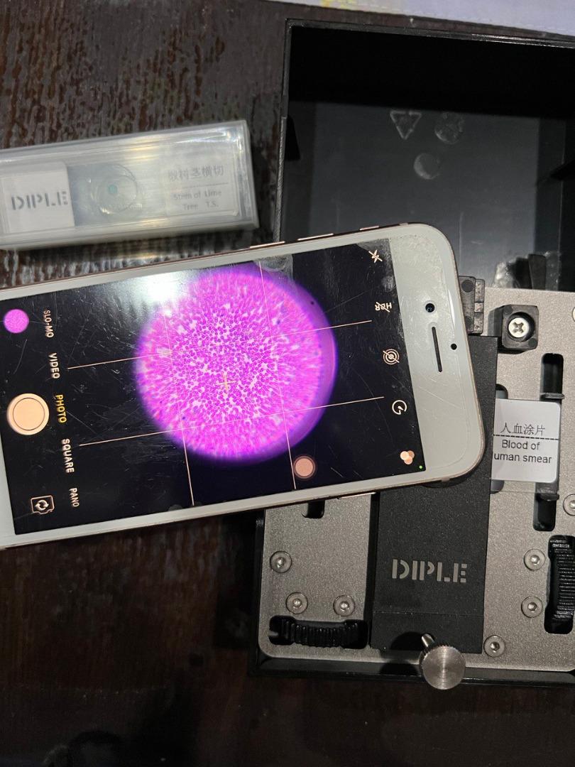 DIPLE Microscope (Black & Fine Stage) 35x-150x Optical Magnification ...