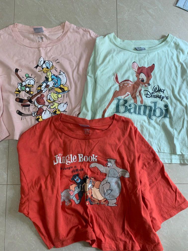 Disney Crop Tops, Women's Fashion, Tops, Shirts on Carousell