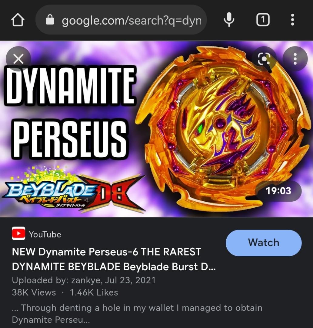 Dynamite Perseus Rare Gold Prize Layer, Hobbies & Toys, Toys & Games on ...