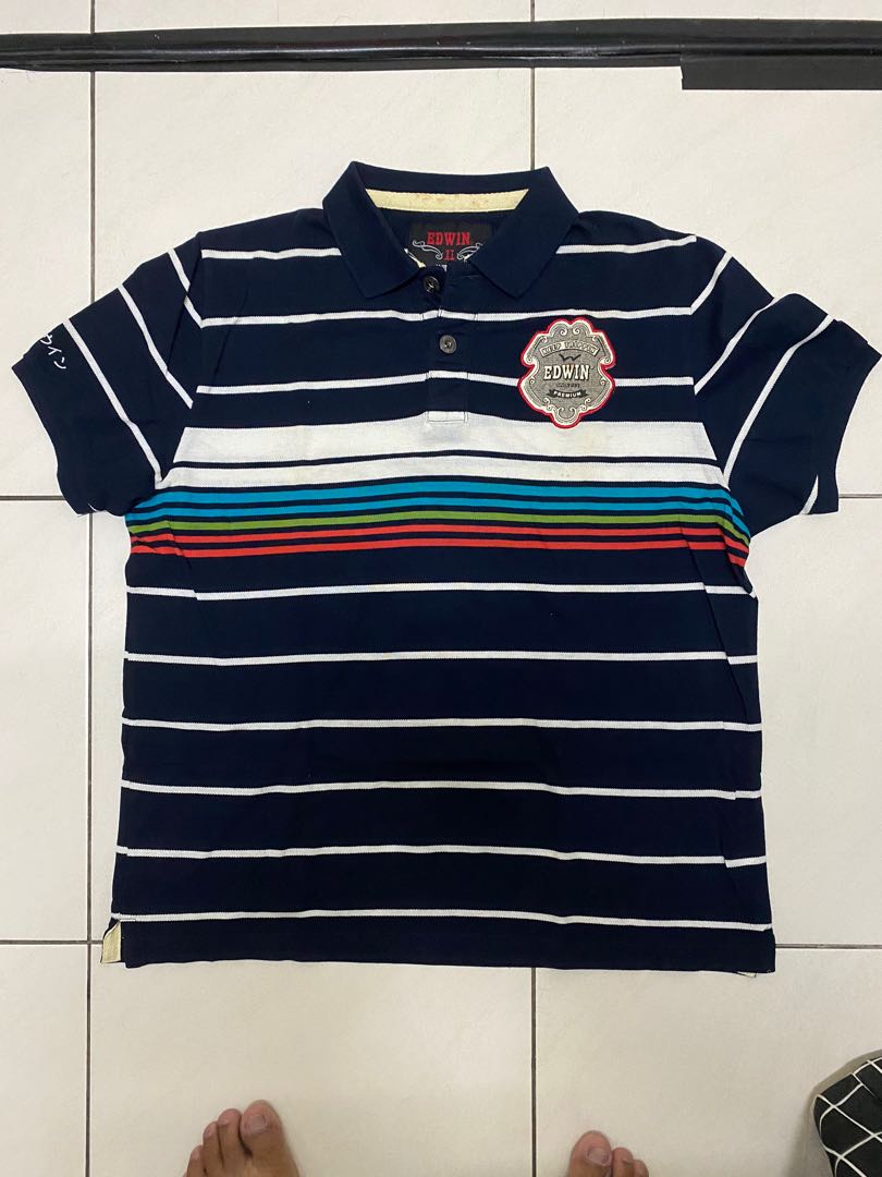 Edwin collar shirt, Men's Fashion, Tops & Sets, Tshirts & Polo Shirts ...