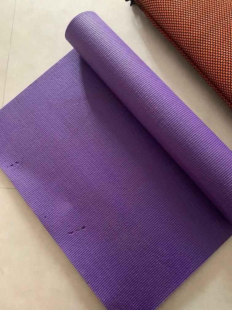 FREE: Purple Exercise Foam Mat, Sports Equipment, Exercise & Fitness ...