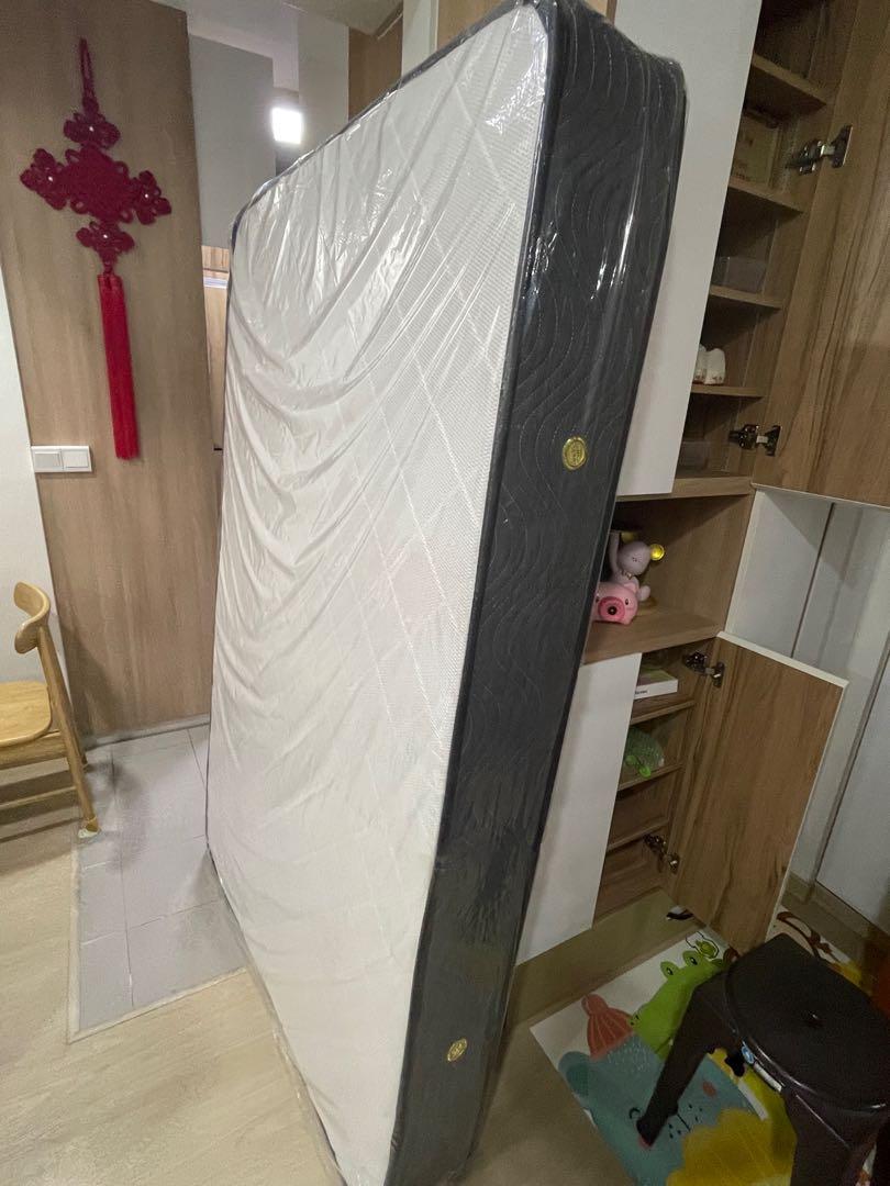 Extra Super Single Bed 1.2m, Furniture & Home Living, Furniture, Bed ...