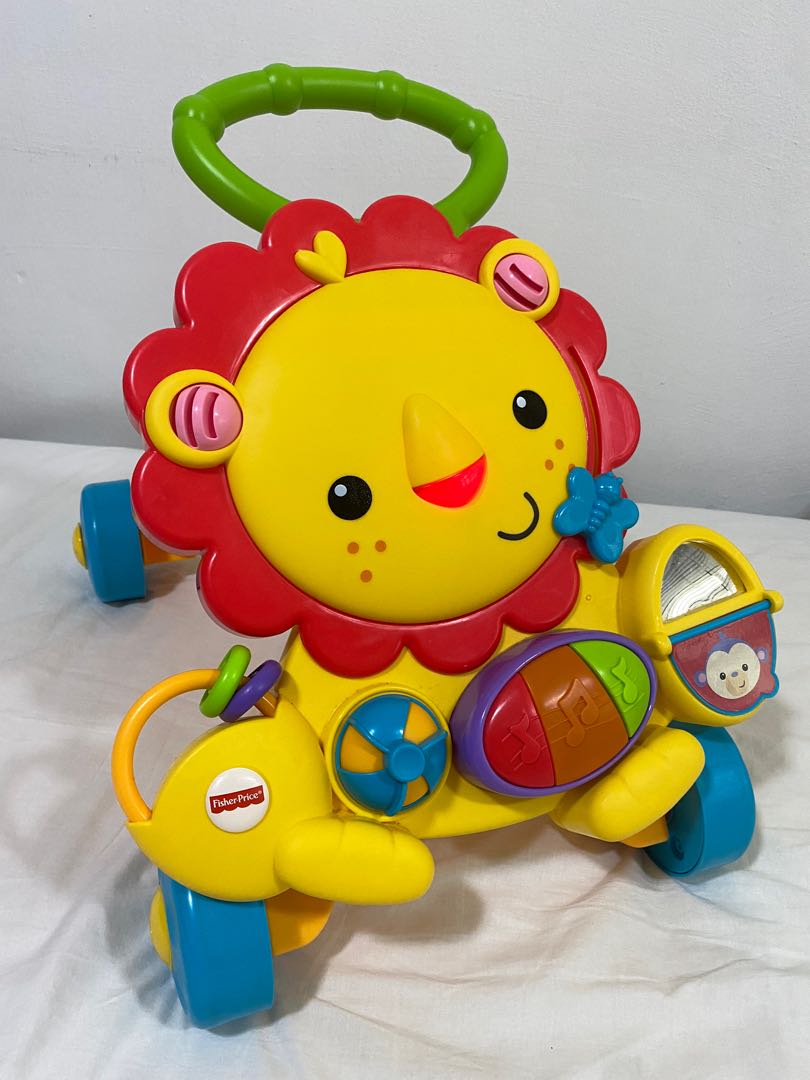 Fisher Price Lion Walker, Babies & Kids, Infant Playtime on Carousell