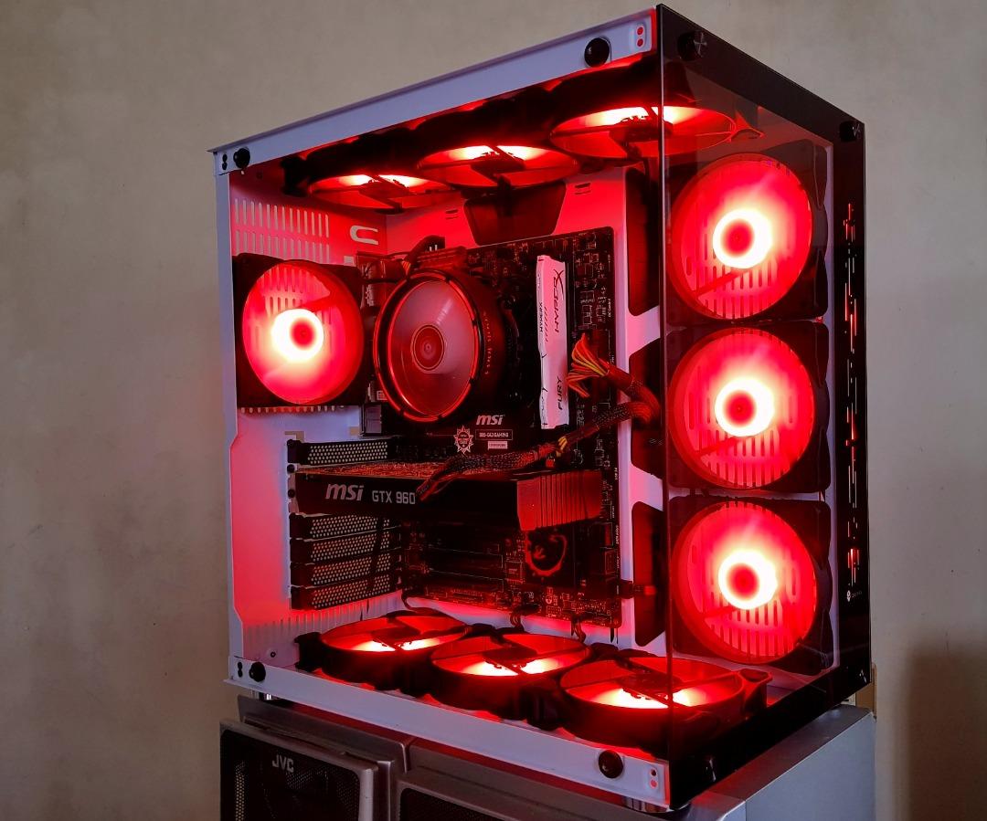 Gaming PC in Coolman Robin Case Desktop PC System Unit Like New ...