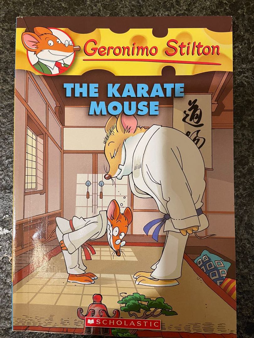 Geronimo Stilton - The Karate Mouse, 興趣及遊戲, 書本 & 文具, 小說 & 故事書 - Carousell