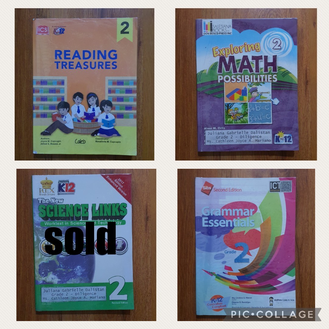Grade 2 English, Science and Math book, Hobbies & Toys, Books ...