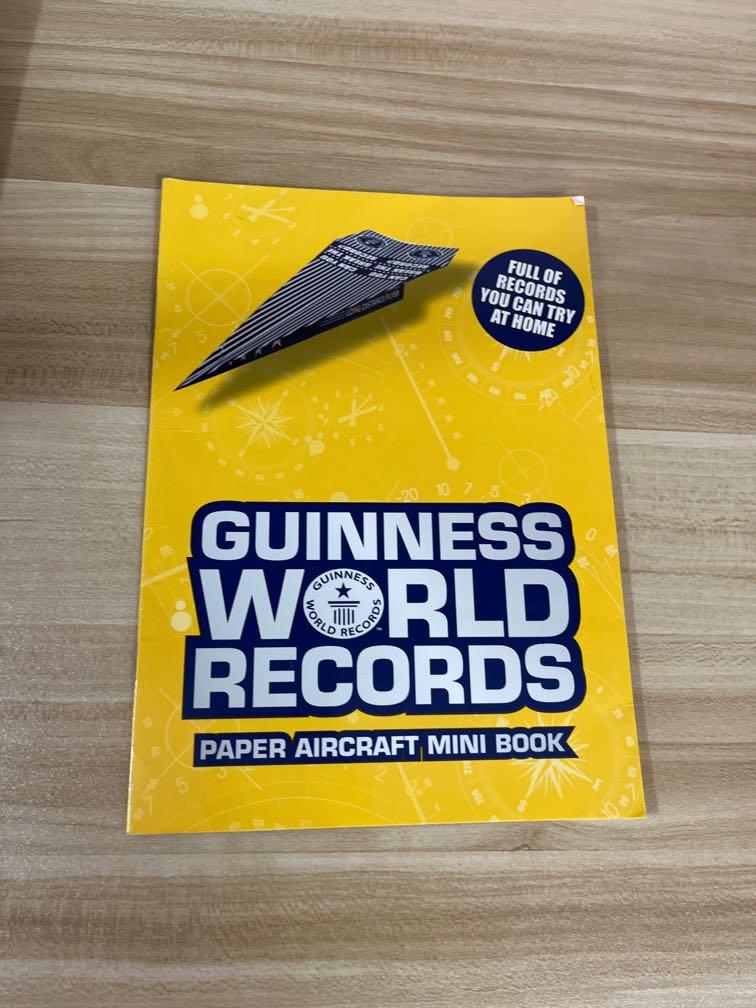 Guinness World Records- Paper Aircraft Mini Book, 興趣及遊戲, 手作＆自家設計, 文具及工藝 ...