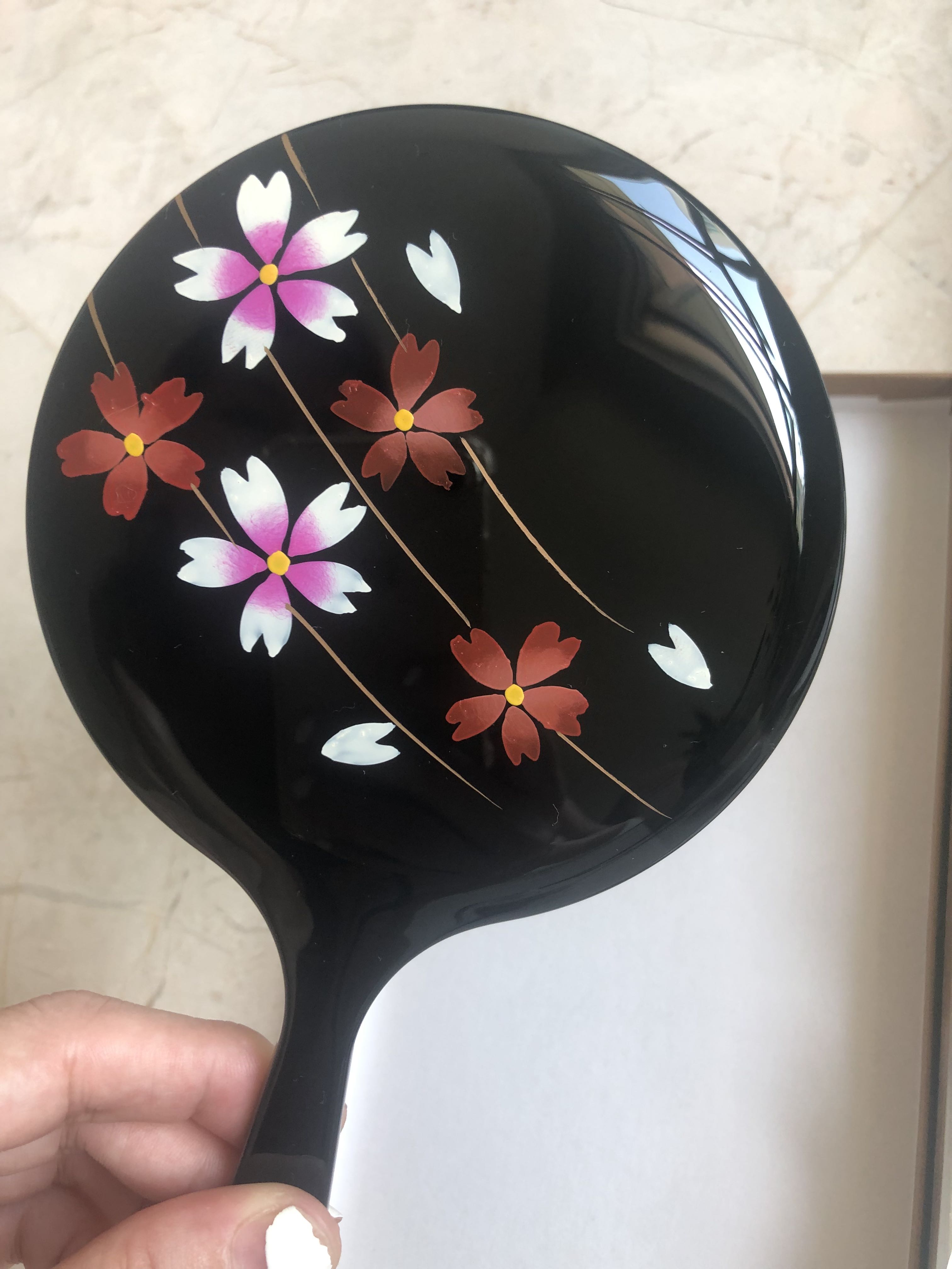 Handcrafted Japanese hand held Mirror, Beauty & Personal Care, Face ...