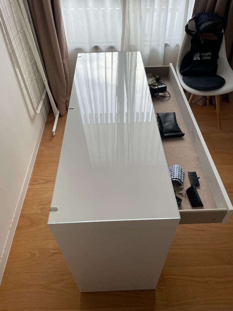 IKEA Malm Dressing Table (White), Furniture & Home Living, Furniture ...