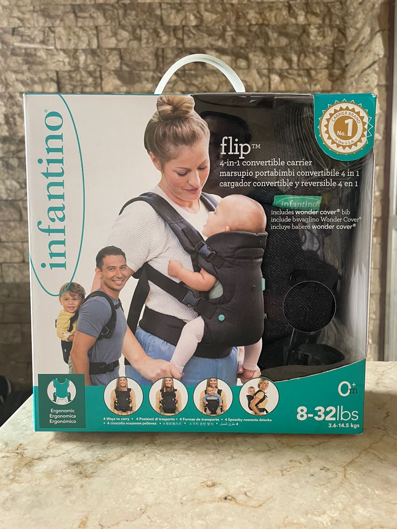 Infantino Flip 4-in-1 convertible carrier, Babies & Kids, Going Out ...