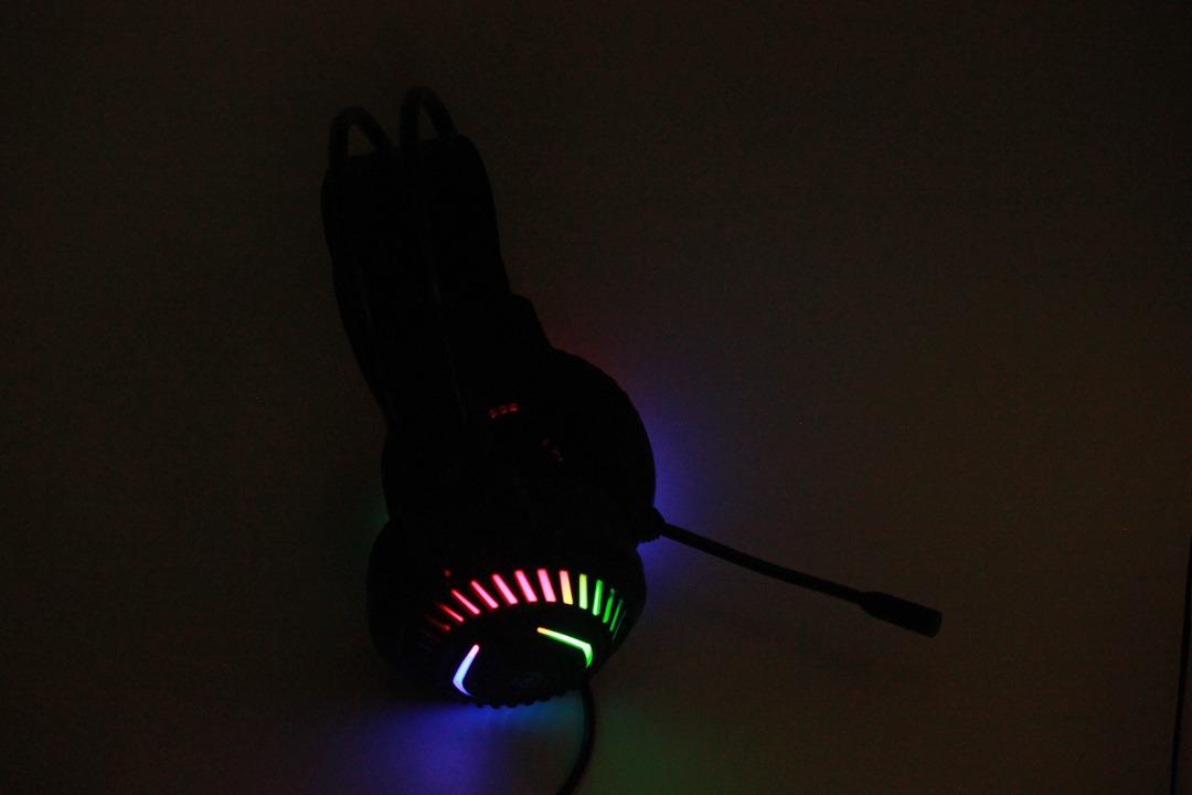 INPLAY H20 BLACK RGB GAMING HEADSET, 1.5-meter WIRED CABLE HEAVY DUTY ...