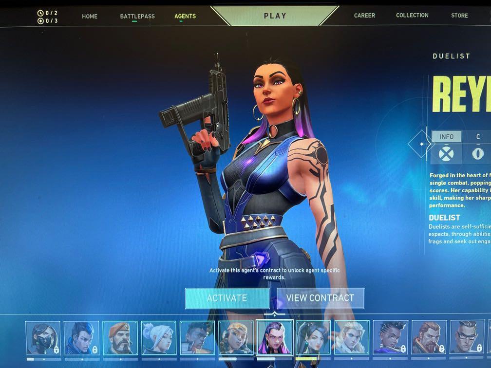 IRON 1 Ranked Iron Gun Buddy Unlocked Reyna Valorant Smurf Account ...