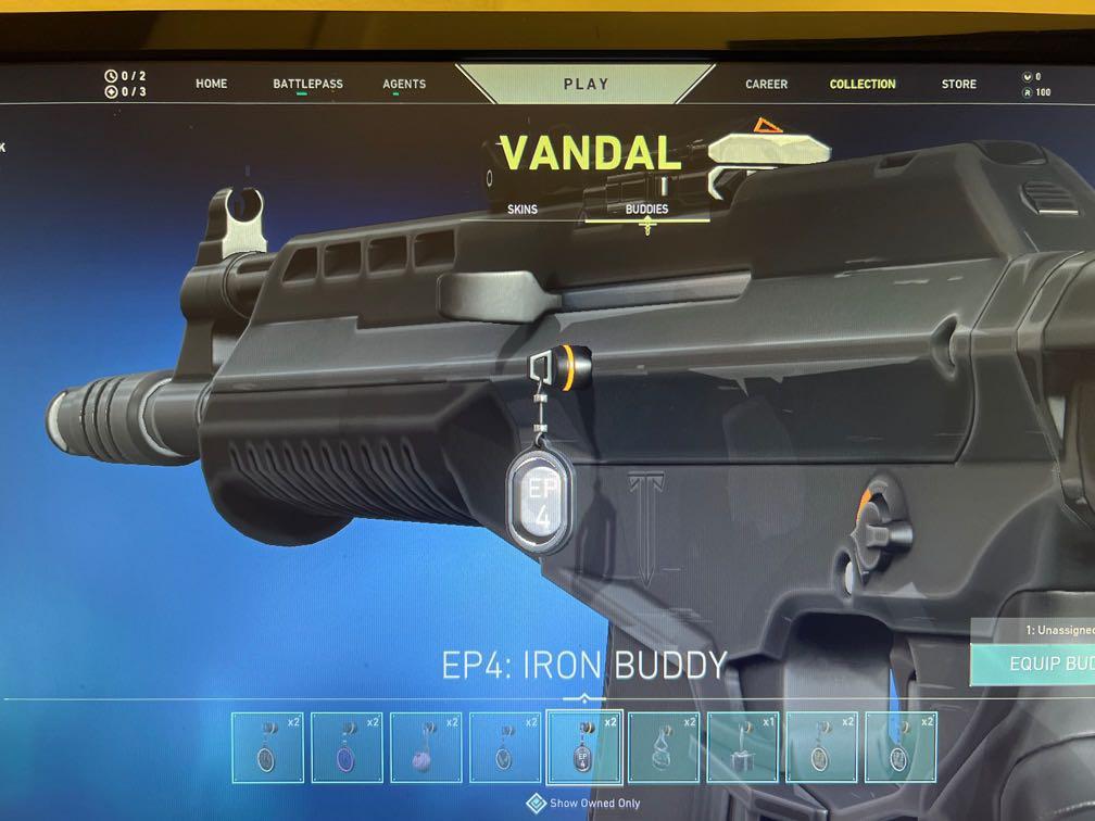 IRON 1 Ranked Iron Gun Buddy Unlocked Reyna Valorant Smurf Account ...