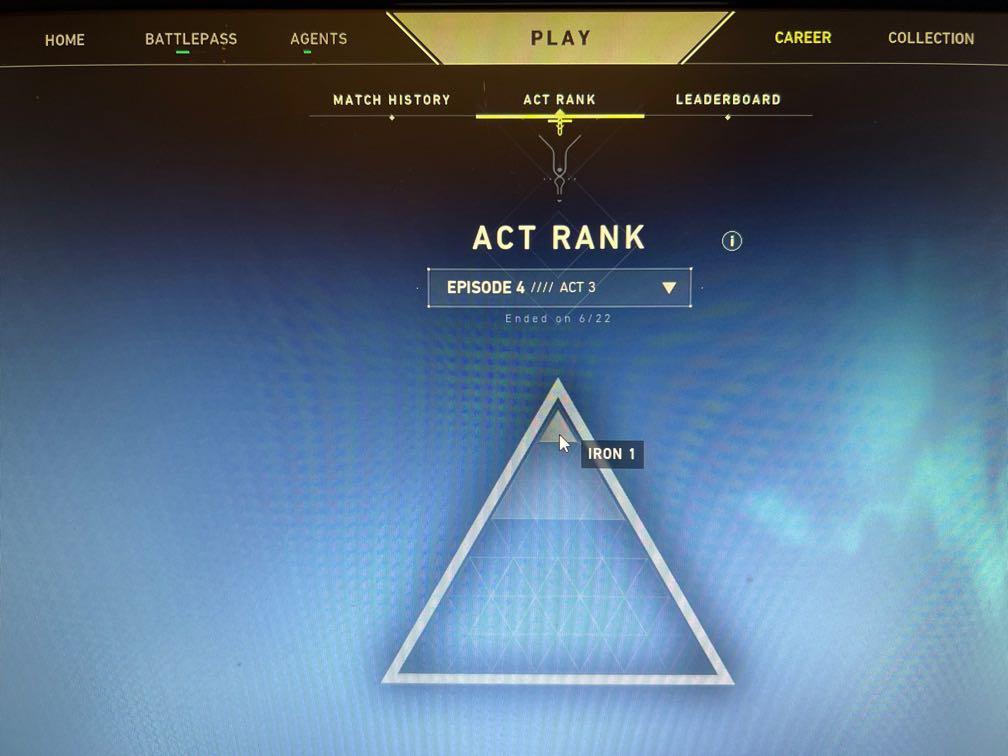 IRON 1 Ranked Iron Gun Buddy Unlocked Reyna Valorant Smurf Account ...