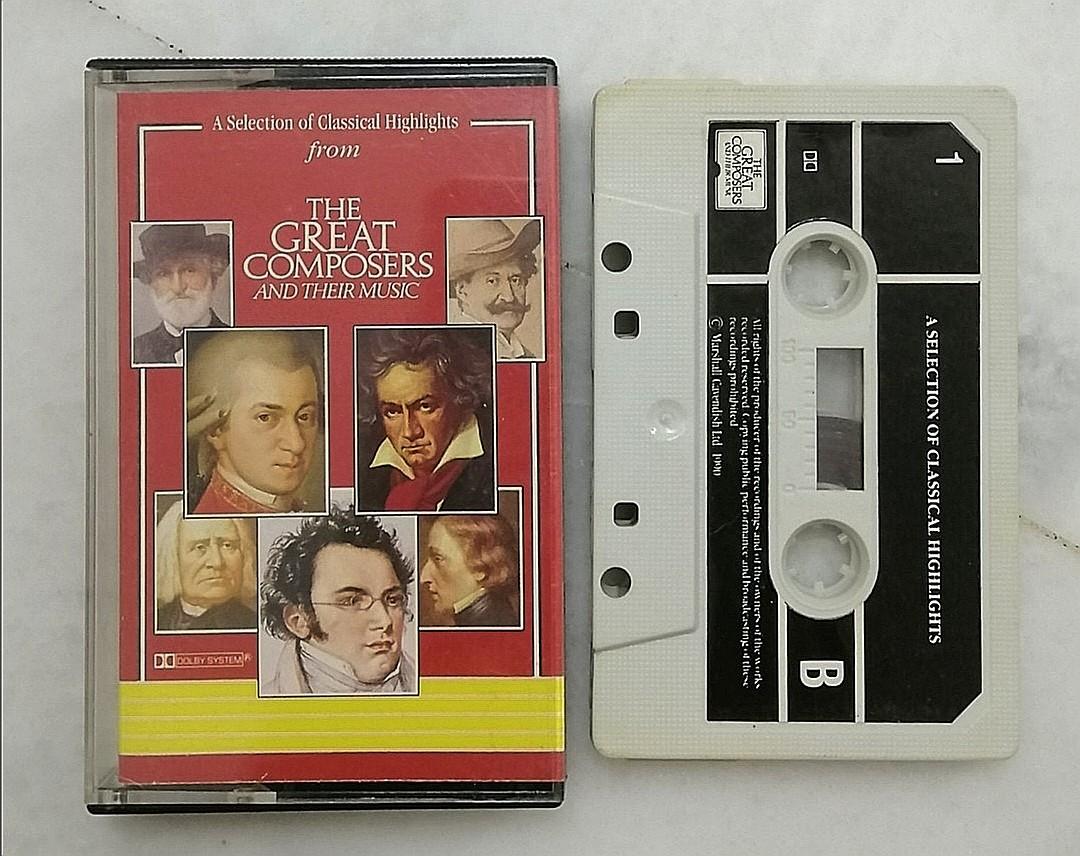 KASET - THE GREAT COMPOSERS AND THEIR MUSIC (MC) - 1990, Hobbies & Toys ...