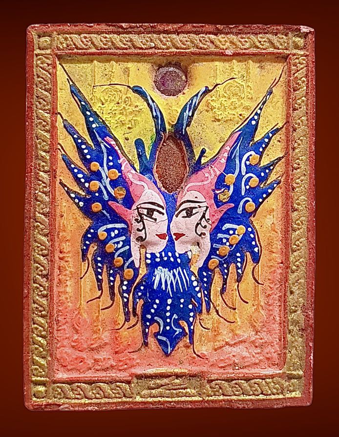 Kruba krissana butterfly BC 2559 lang rahu trakut gem and spider ...