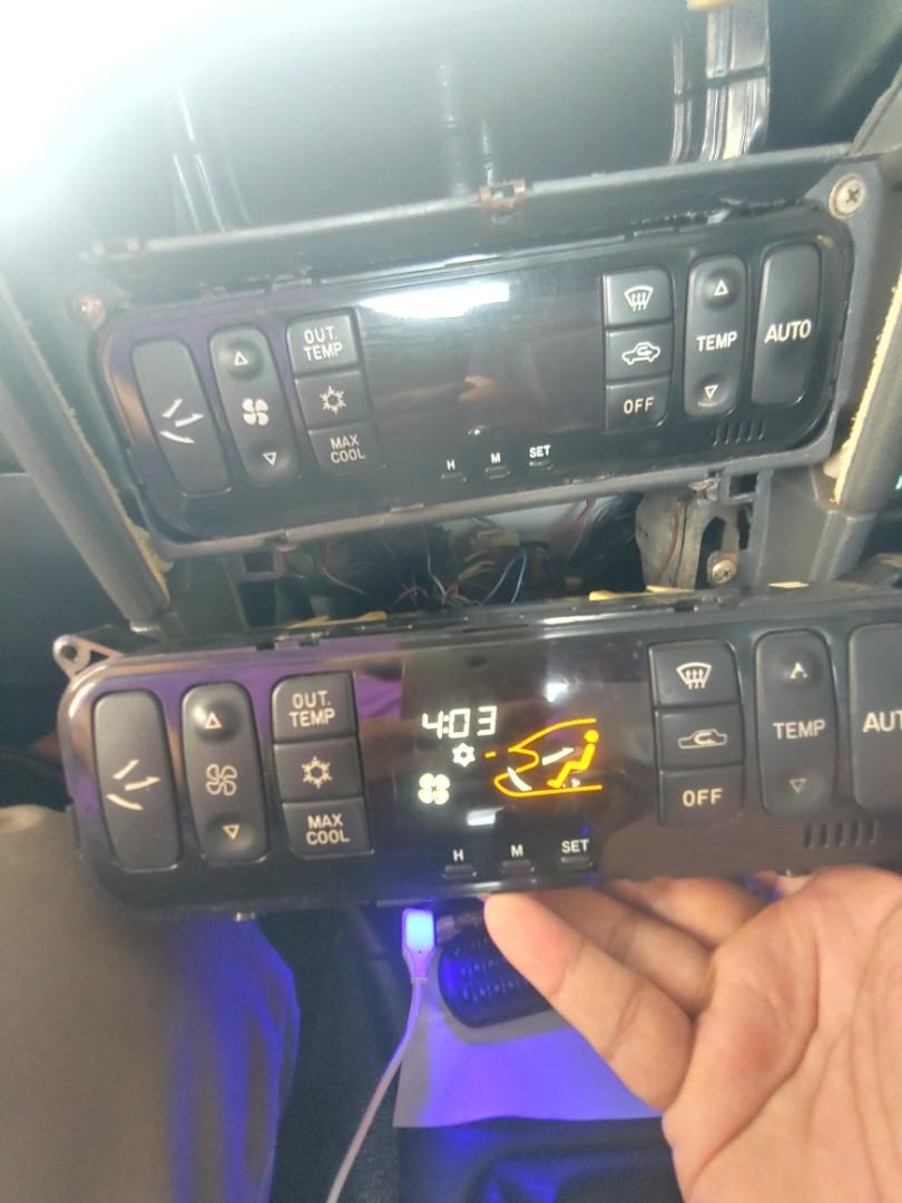 Lancer Evo 123 Digital Aircond panel, Auto Accessories on Carousell