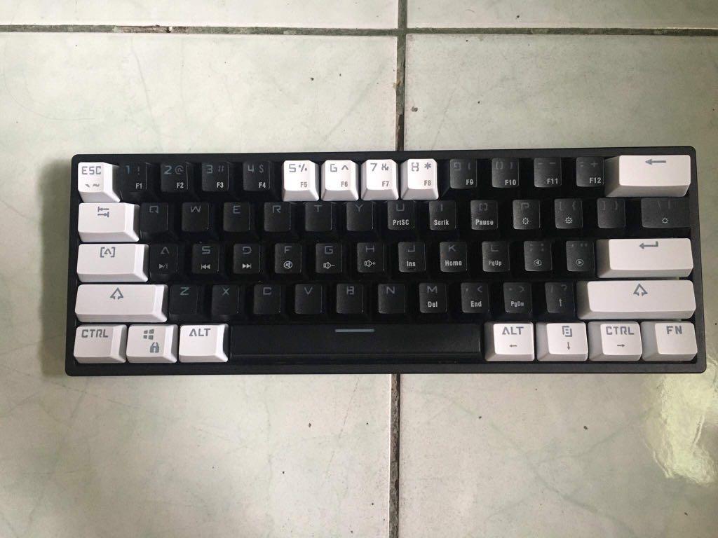 Leaven K620 61Key Mechanical Keyboard Blue Switch, Computers & Tech ...