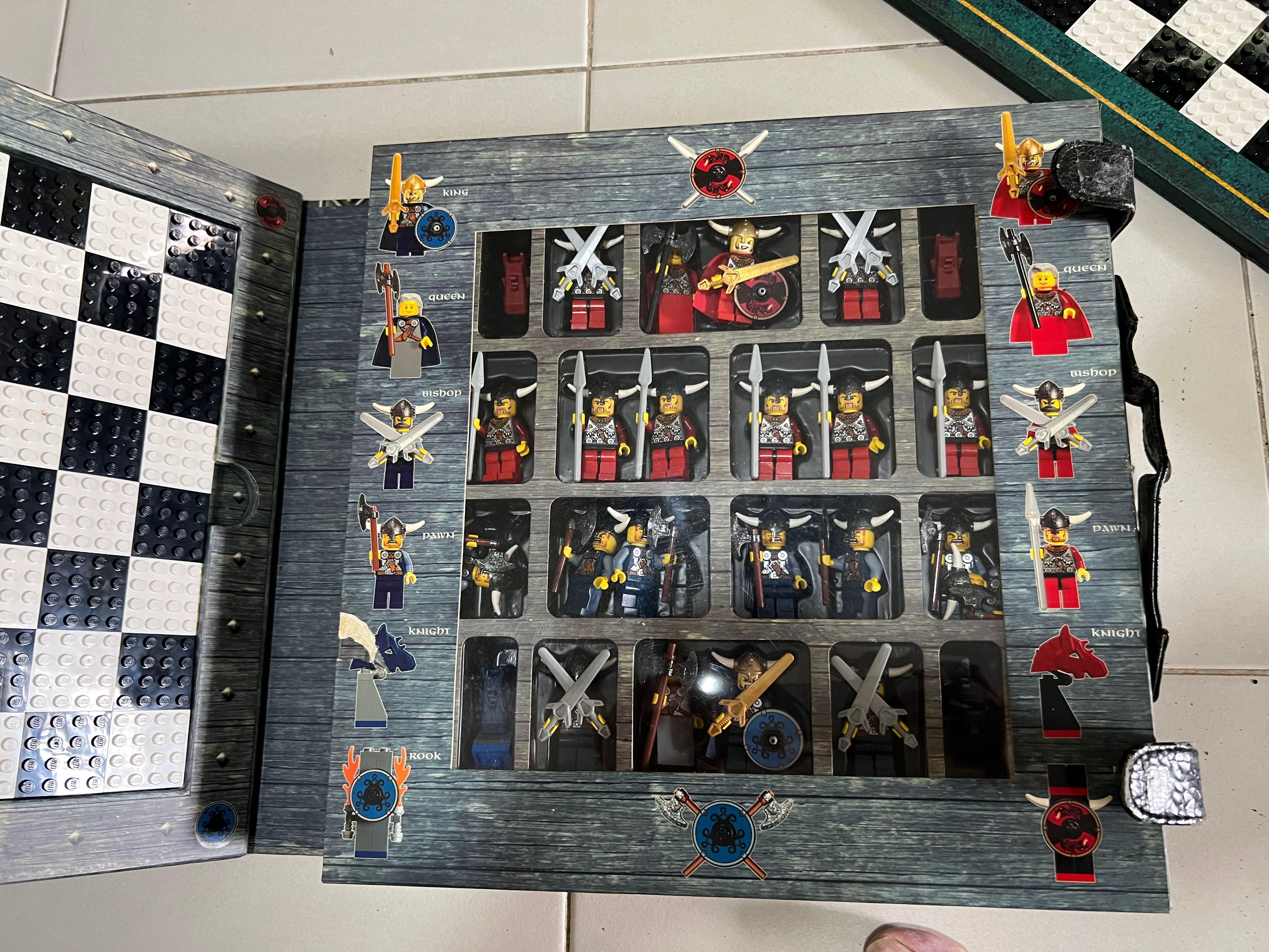 Lego System Castle Vikings G678 Knight Kingdom G577 Vikings Chess set ...