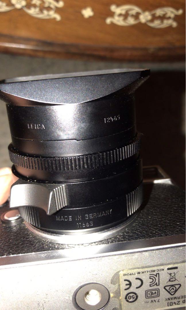 Leica 11663 35 mm Summilux Asph 6 bit complete set, Photography, Lens ...