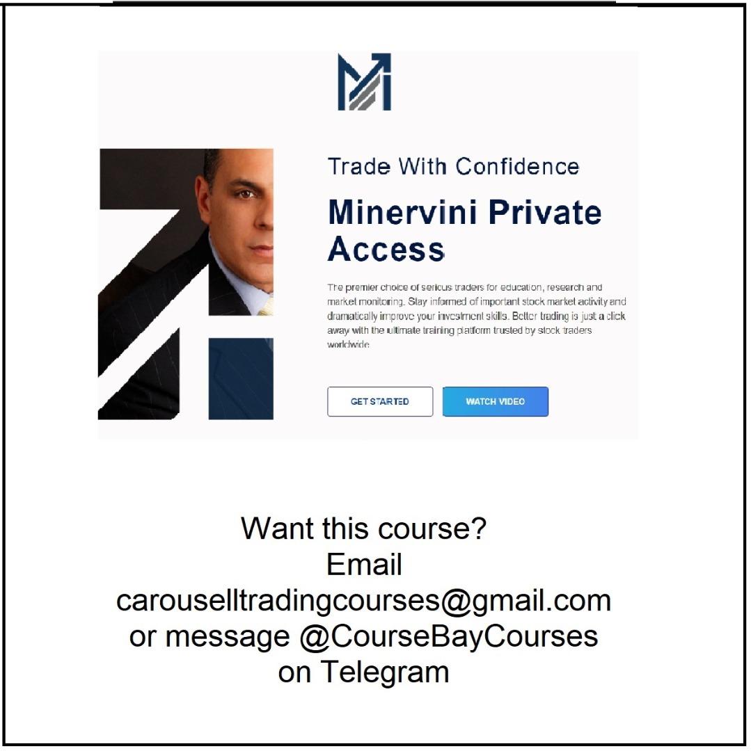 Mark Minervini Private Access Classes 2021, Hobbies & Toys, Books & Magazines, Assessment Books ...