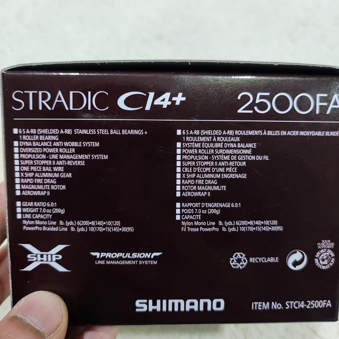 *FULL Set w/ Box & Bag* Shimano Stradic CI4+ 2500 with Evo Solid Carbon Spinning Rod *FREE ...