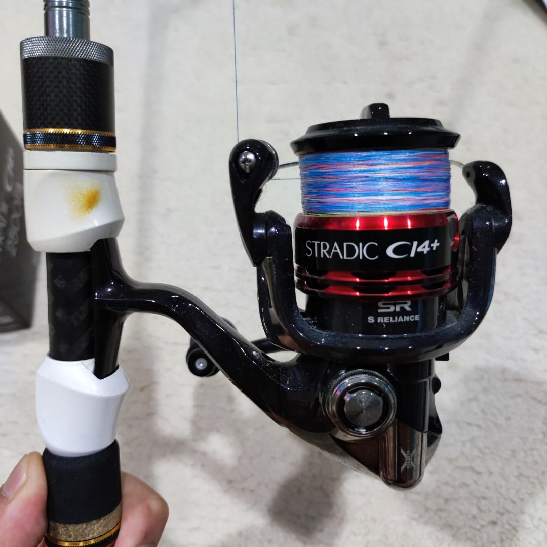 *FULL Set w/ Box & Bag* Shimano Stradic CI4+ 2500 with Evo Solid Carbon ...