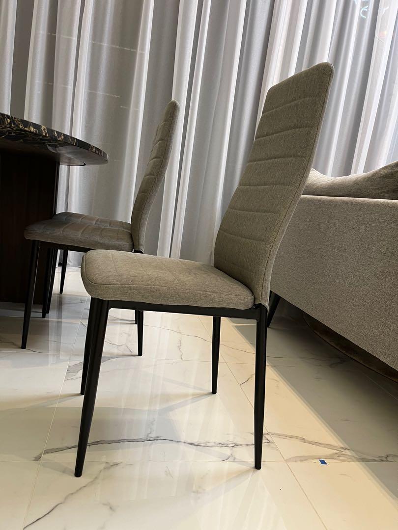 NEW 2 Meter Dinning table with 6 dining chairs, Furniture & Home Living ...