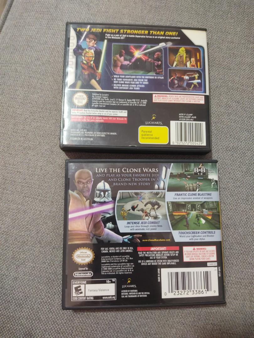 [Nintendo DS] Starwars Clone Wars Jedi Alliance & Republic Heroes ...
