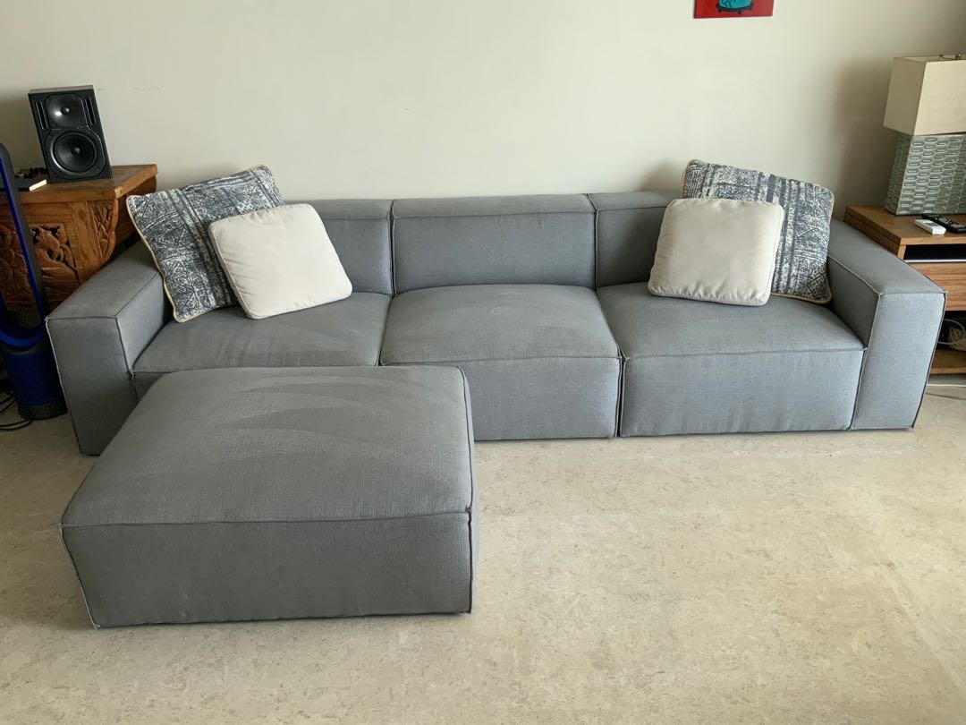 Noa Pacific 4-piece modular sofa, Furniture & Home Living, Furniture ...