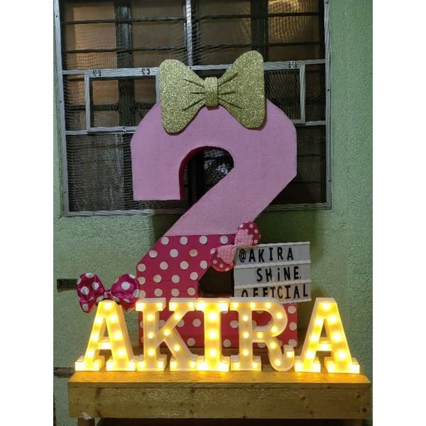 Number 2 Standee Barbie/Minnie Mouse Theme birthday standee, Hobbies ...