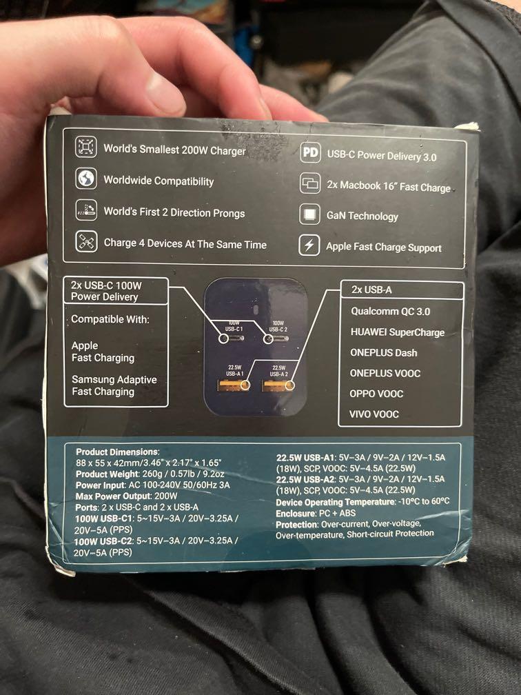 omega fast charger 200w, Mobile Phones & Gadgets, Mobile & Gadget ...