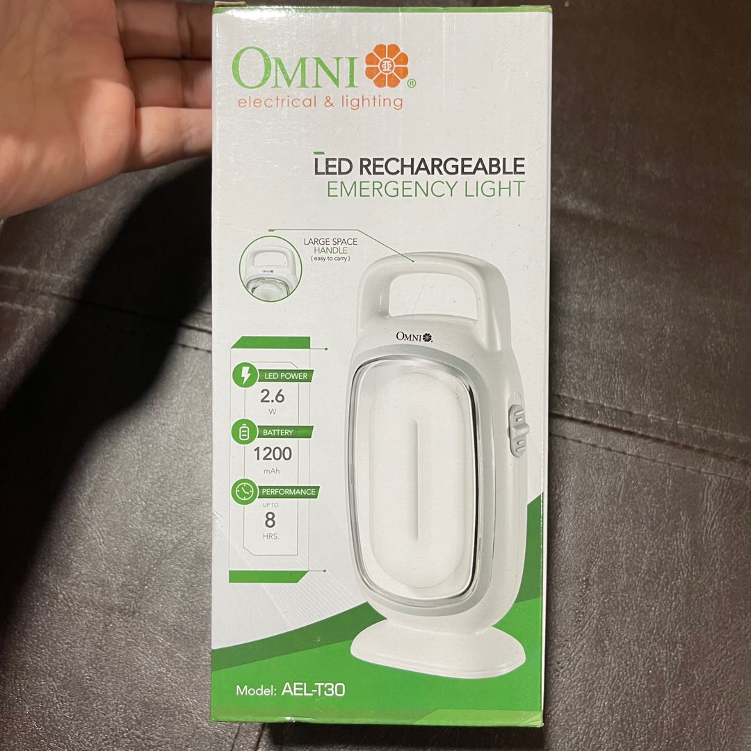 OMNI LED Rechargeable Light, Furniture & Home Living, Lighting & Fans ...