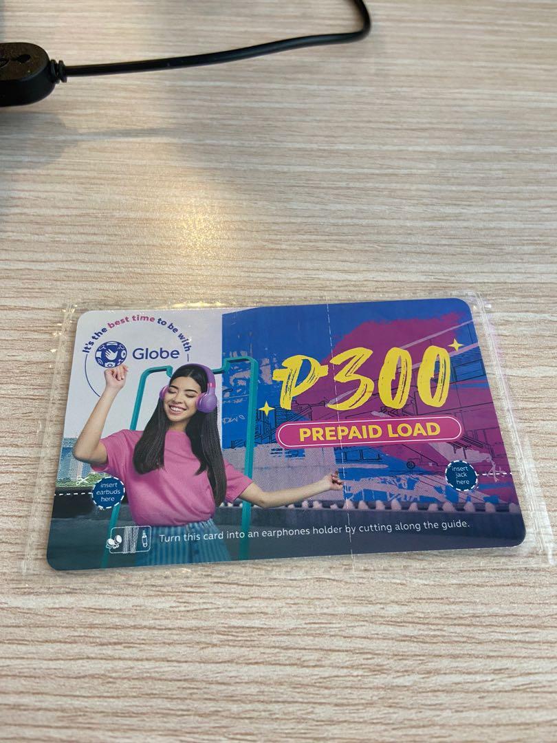 P300 Globe Prepaid Load, Tickets & Vouchers, Store Credits on Carousell