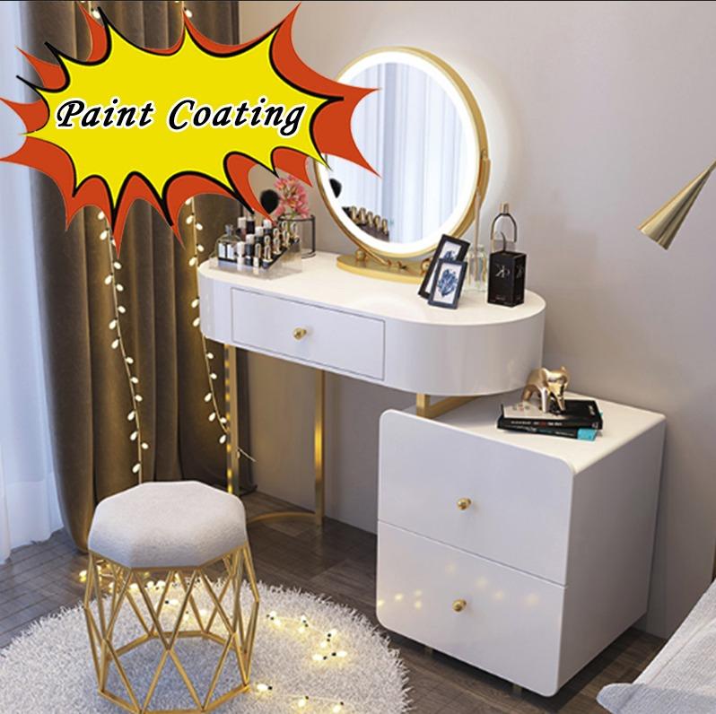 Paint Coating 80cm Dressing Table White Table, Furniture & Home Living ...