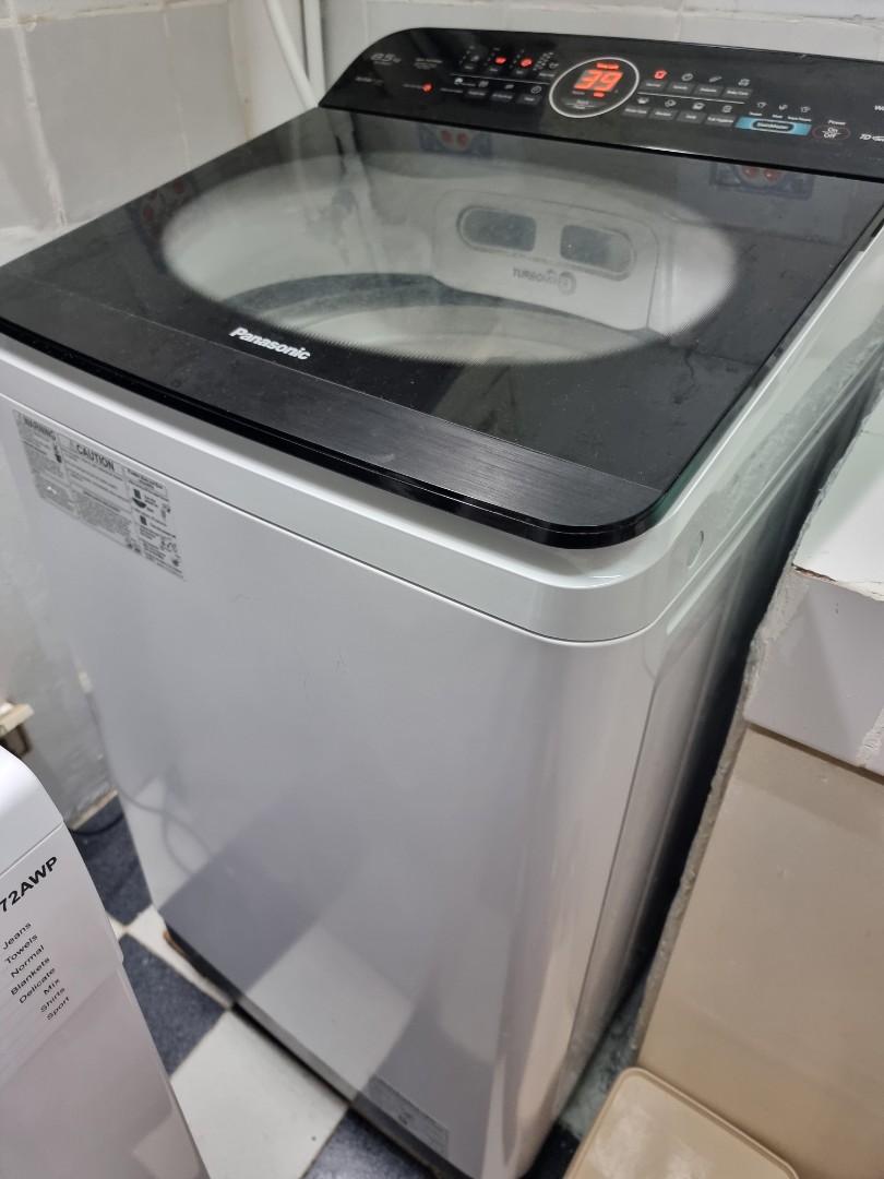 Panasonic 8.5kg Topload Inverter Washing Machine NA-FD85X1HRM (Used ...