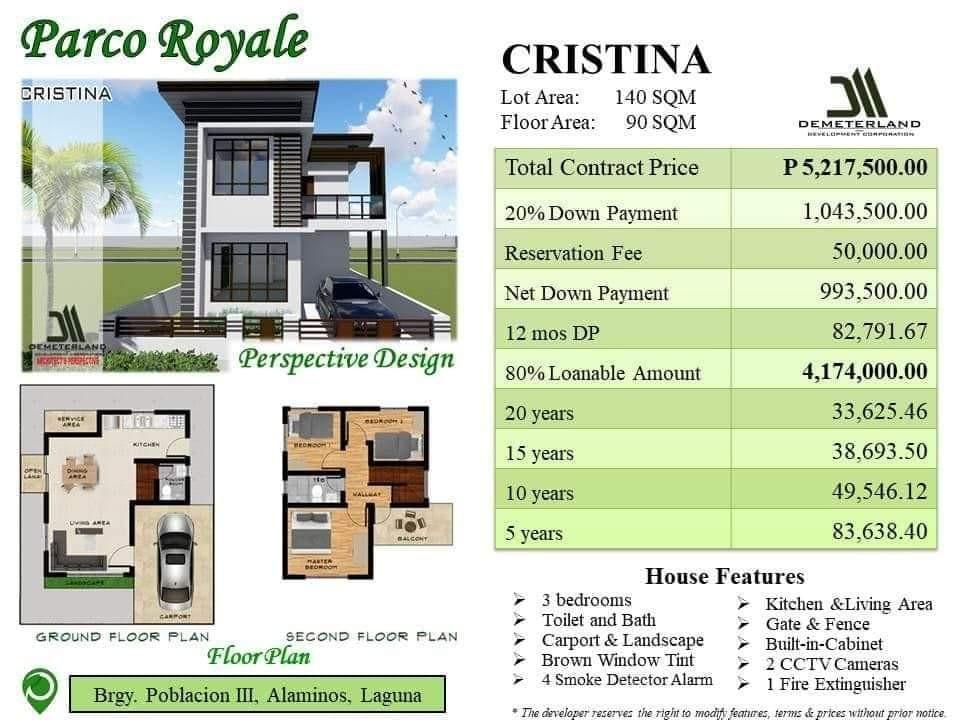 PARCO ROYALE, LAGUNA, Property, For Sale, House & Lot on Carousell