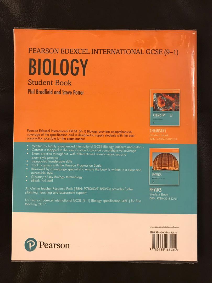 Pearson Edexcel IGCSE (9-1) Biology, 興趣及遊戲, 書本 & 文具, 教科書 - Carousell