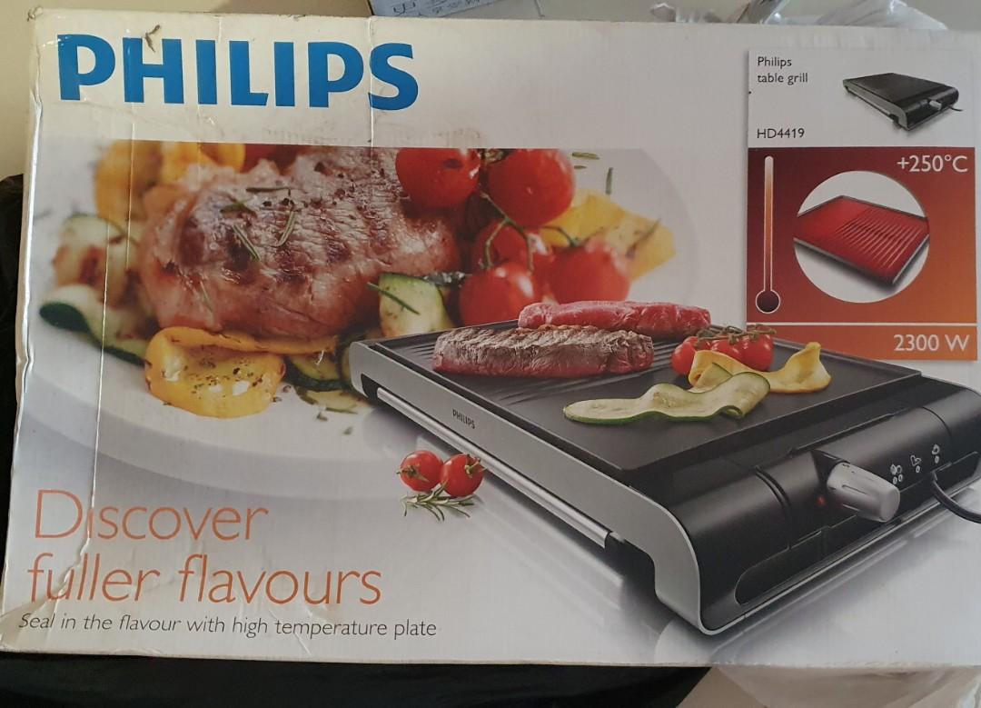 Philips table grill, TV & Home Appliances, Kitchen Appliances, BBQ ...