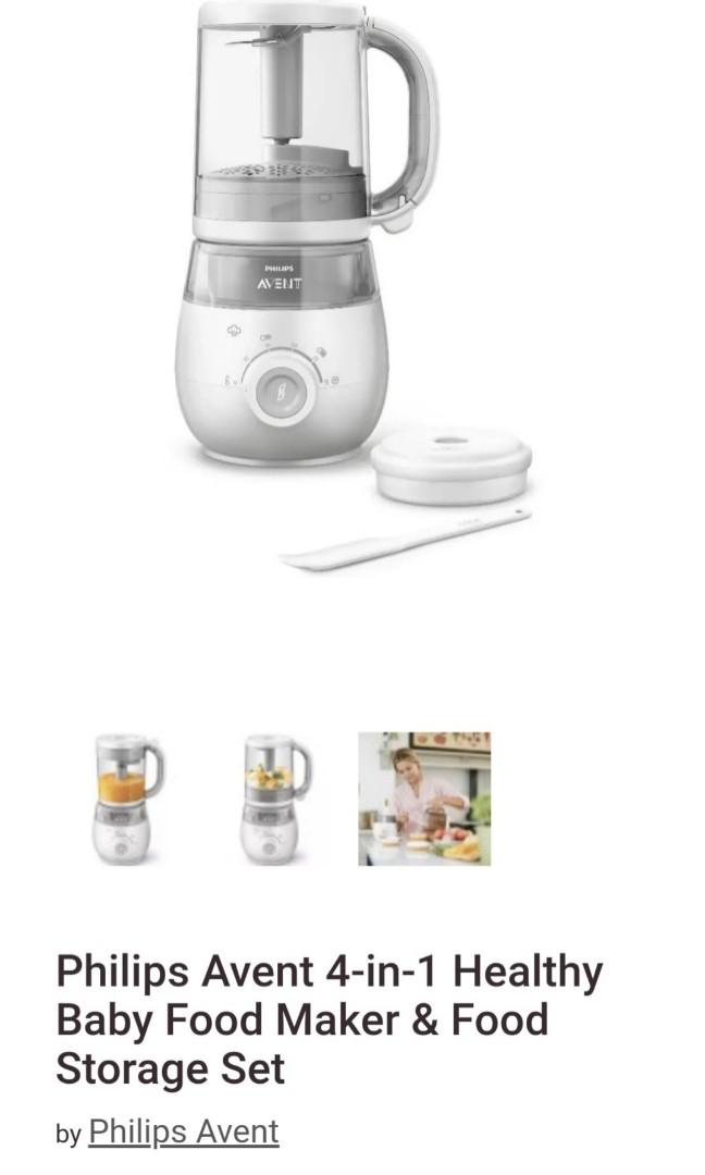 Philips Avent Baby Food maker/blender, TV & Home Appliances, Kitchen ...