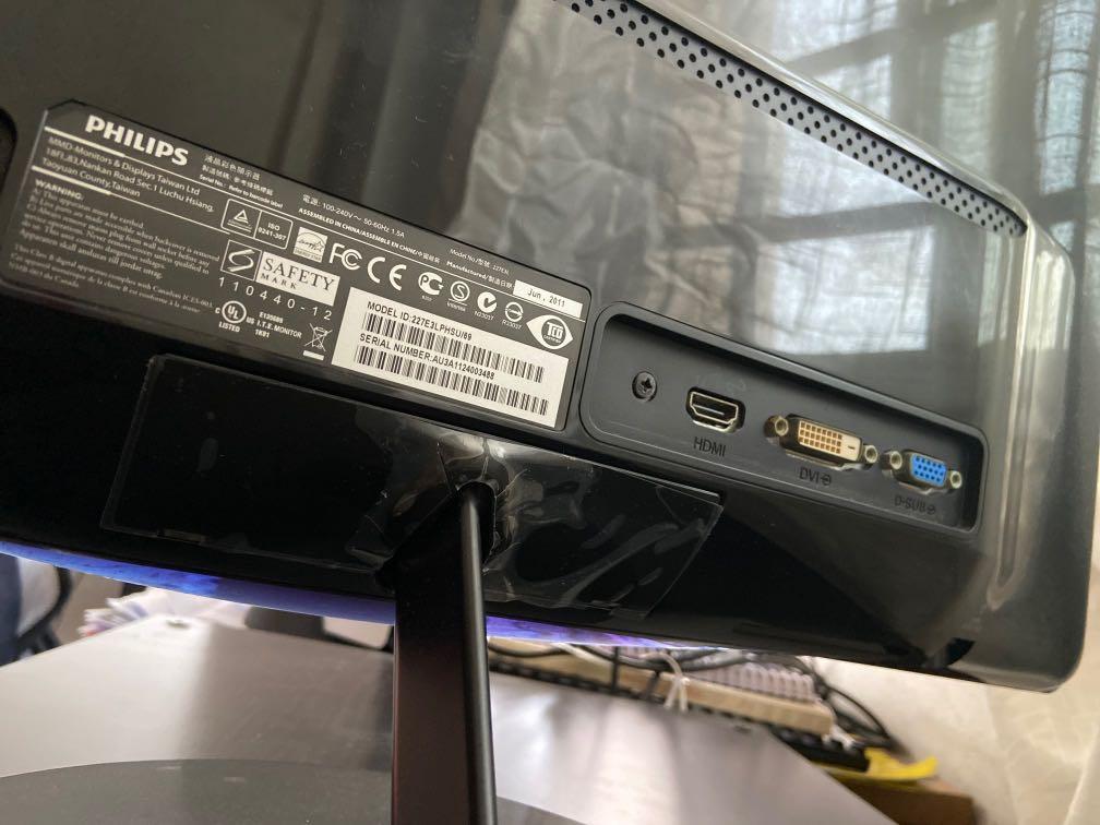 Philips LED Desktop Monitor, Computers & Tech, Parts & Accessories ...