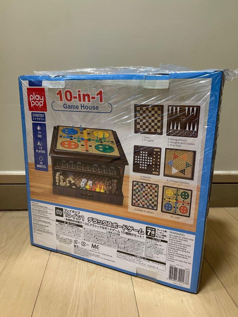 Play pop 10 in 1 Game House, 興趣及遊戲, 玩具 & 遊戲類 - Carousell
