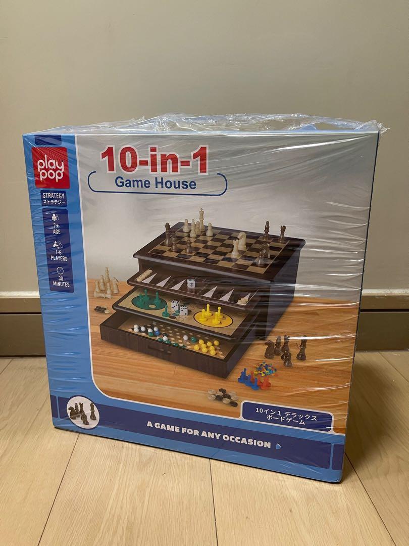 Play pop 10 in 1 Game House, 興趣及遊戲, 玩具 & 遊戲類 - Carousell